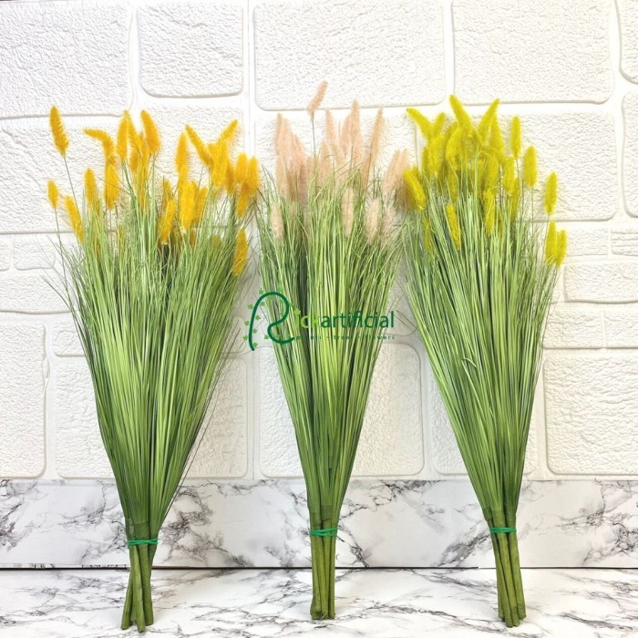Jual Promo Tanaman Hias Rumput Ilalang T70 Plastik Artificial Tanaman ...