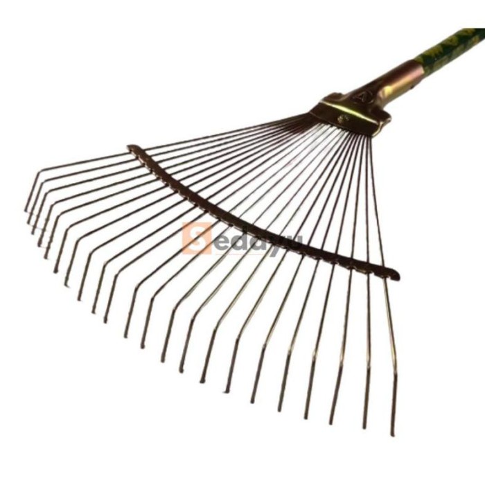 Jual COD!! SAPU TAMAN GARDEN BROOM GARUK SAMPAH DAUN TAMAN BAHAN KAWAT ...