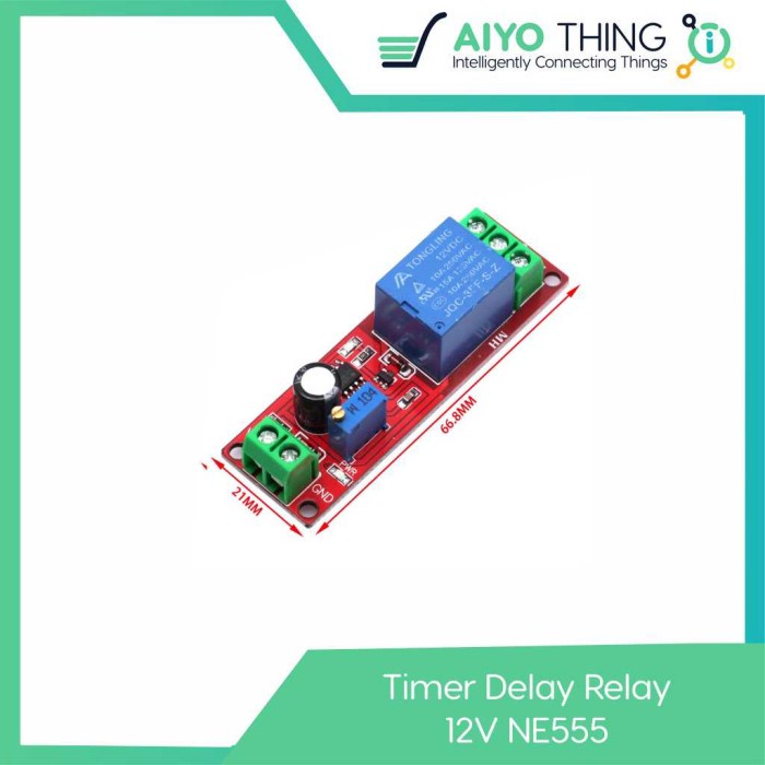 Jual Timer Delay Relay in 5-30v out NE555 Low Level Switch Control ...