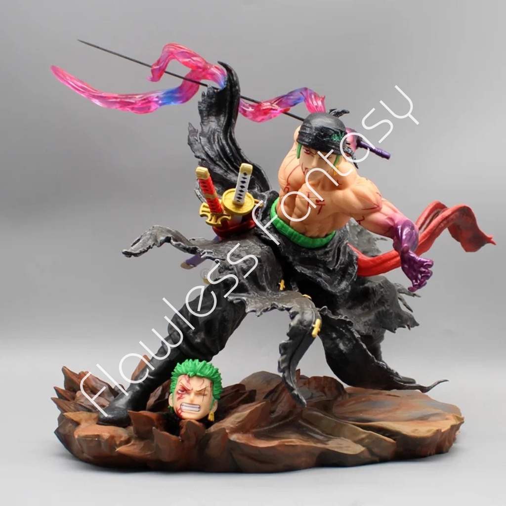 Jual One Piece Roronoa Zoro Bloody Replaceable With 2 Head Haki Break ...
