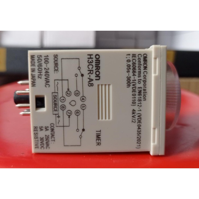 Jual Timer Omron H3Cr- A8 H3Cr A8 220Vac Original Stok | Shopee Indonesia