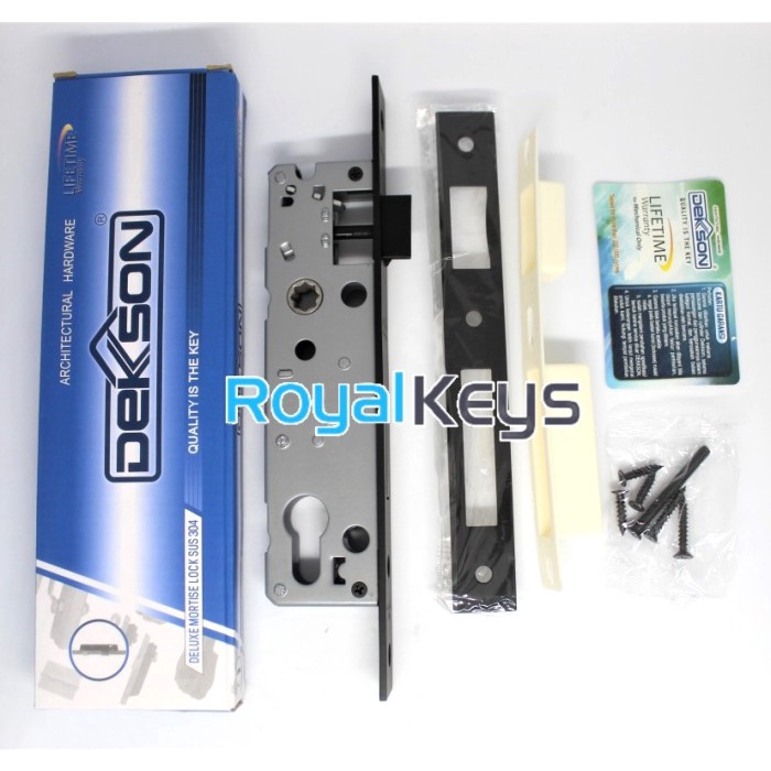 Jual Latin- Mortise Lock Dekson Dekkson Mts Il Dl 84030 Hitam Kunci ...