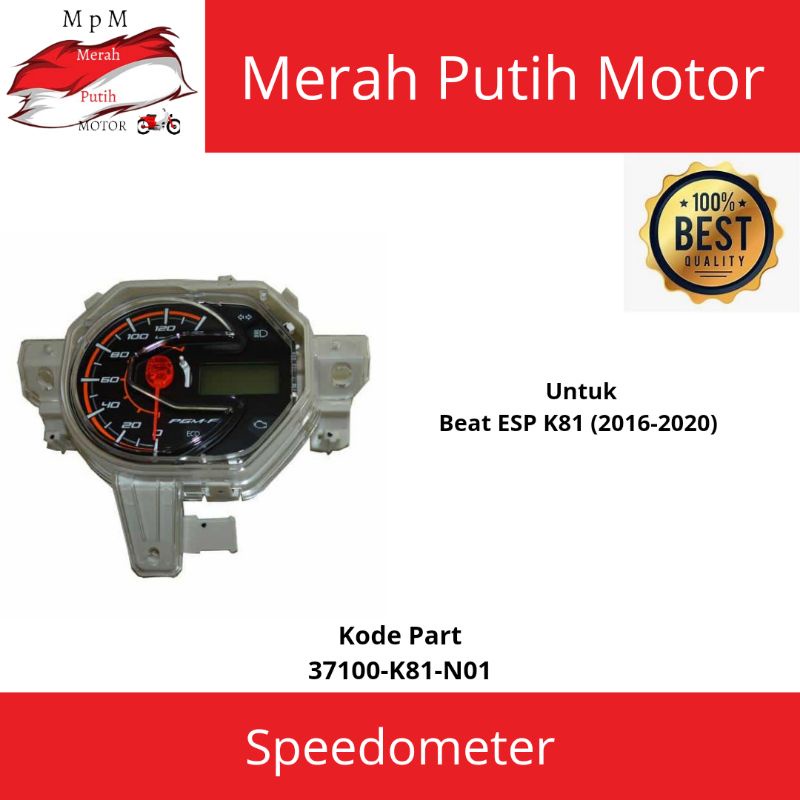 Jual SPEEDOMETER HONDA BEAT ESP K81 2016-2019 NON ISS 100% ORIGINAL AHM ...