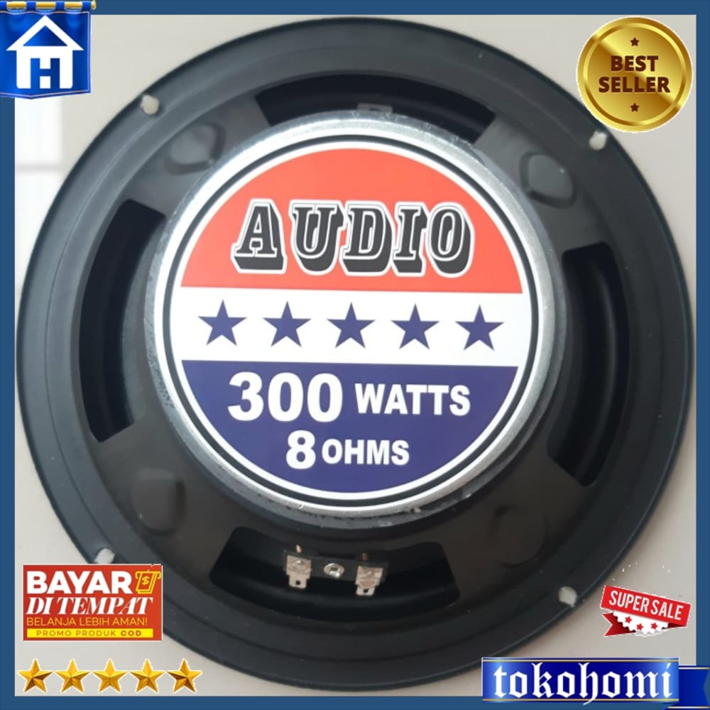 Jual Speaker 8 Inch Woofer Audio 300 Watts 8 Ohms | Shopee Indonesia
