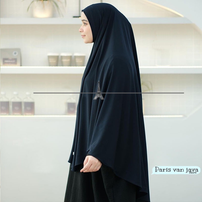 Jual Khimar Hijab Instan Non Pet Jersey Bergo Malay Jumbo Daily XXL | Shopee Indonesia
