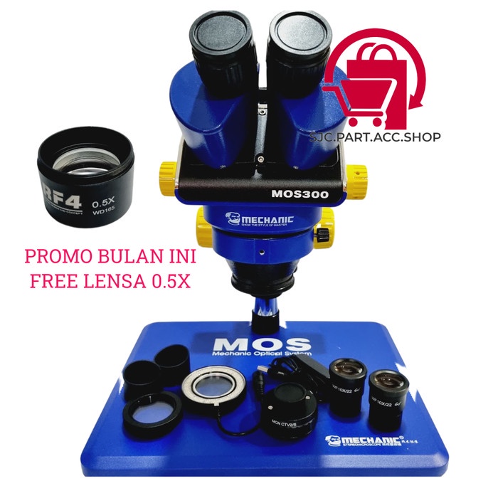 Jual Kus- Microscope Trinocular Mechanic Mos300-B11 | Shopee Indonesia