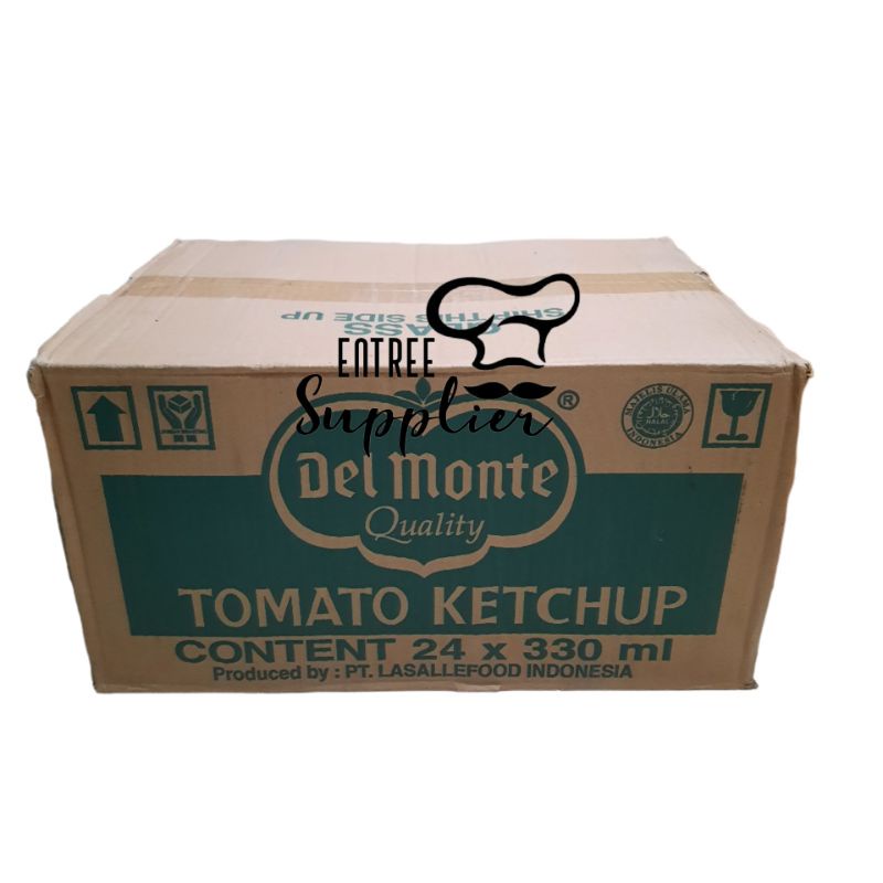 Jual Delmonte Saus Tomat Del Monte Tomate Ketchup 330Ml 1 Dus Isi 24 ...