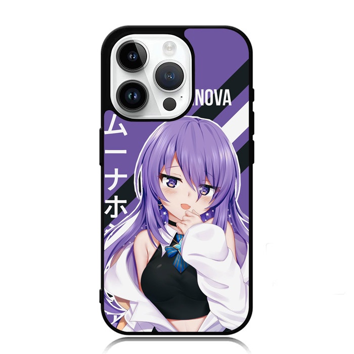 Jual Casing Case iPhone 15 Plus Pro Max Hololive Moona Hoshinova AE0306 ...