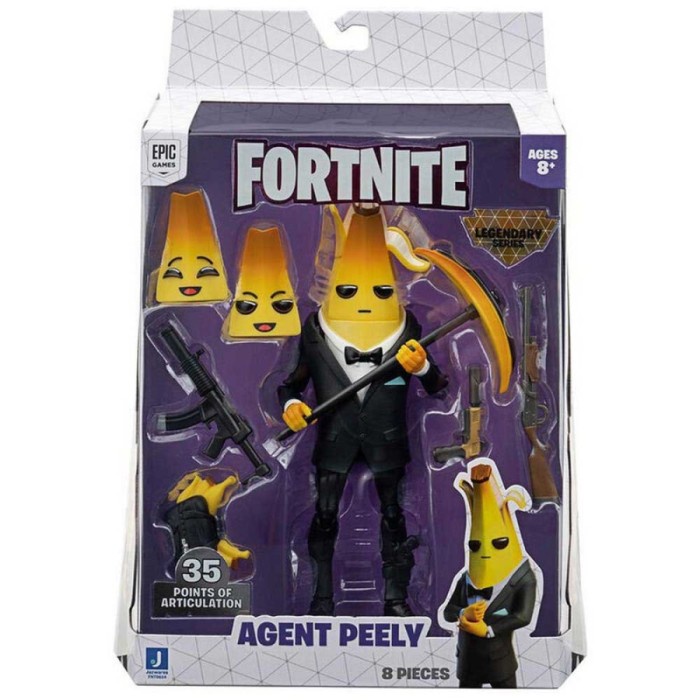 Jual Fortnite 1 Figure Pack 6in Legendary Series Agent Peely | Shopee ...
