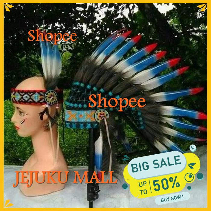 Jual TOPI INDIAN / TOPI SUKU INDIAN KUALITAS BERKELAS | Shopee Indonesia