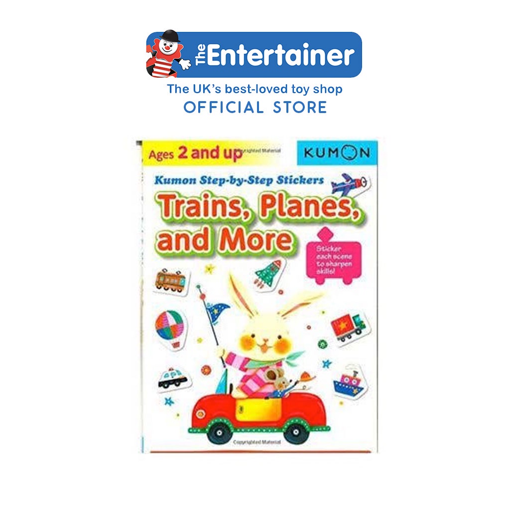 Jual Kumon Step By Step Sticker: Train, Plane - Buku Edukasi Anak ...