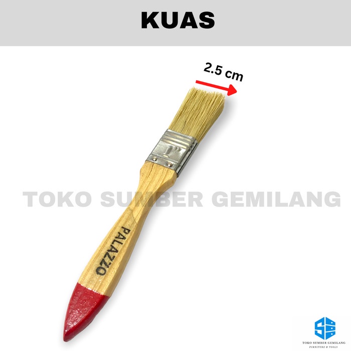 Jual Kuas Cat / Kuas Cat 1 Inch / Kuas Cat Tembok / Kuas | Shopee Indonesia
