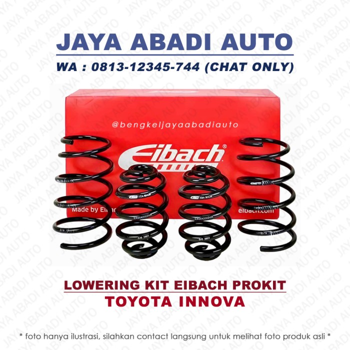 Jual Lowering Kit / Per Pendek EIBACH PROKIT - TOYOTA INNOVA BENSIN | Shopee Indonesia