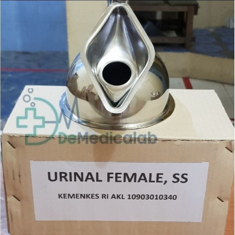 Jual Pispot Cewe Female Stainless Steel Urinal Perempuan Wanita SS ...