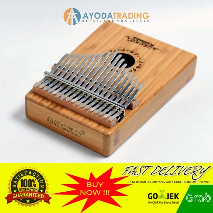 Jual Kalimba - Authentic Gecko Kalimba K17Ba Bamboo Alat Musik ...