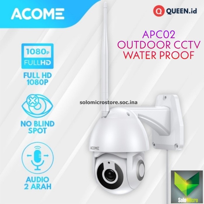 Jual Acome CCTV Camera IP WiFi 1080P HD PTZ Smart Kamera Outdoor IP65 ...