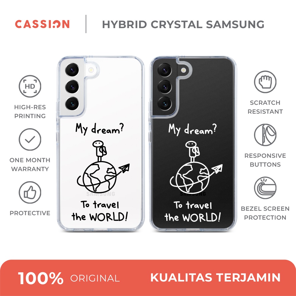 Jual Hybrid Case For Samsung S25 Edge S24 S23 S22 S21 S20 Note 20 FE Plus Ultra Cassion ...
