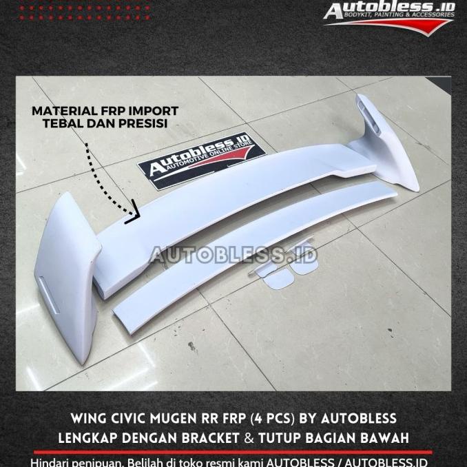 Jual Wing Spoiler Civic Mugen RR Civic FD Mugen RR | Shopee Indonesia