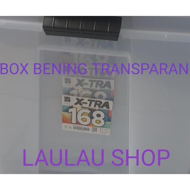 Jual Keranjang !! Container Box Ezy CB 168 Liter Roda Bening Transparan ...