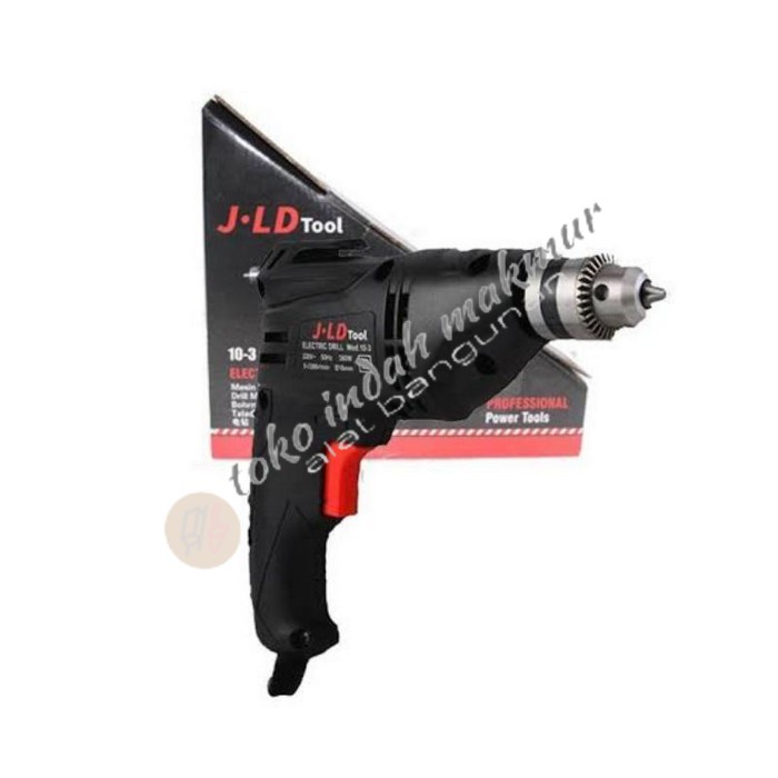Jual Mesin Bor Kayu Besi Tembok JLD 10mm Bolak Balik Bor tangan JLD ...