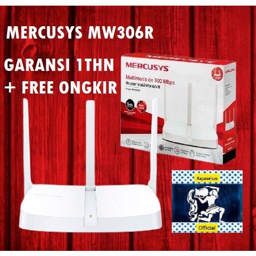 Jual Mercusys MW306R 300 Mbps Multi-Mode Wireless N Router | Shopee ...