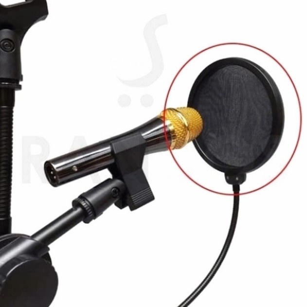 Jual POP FILTER SHIELD MICROPHONE DUAL LAYER BOP MPF-6 ORIGINAL BEST ...