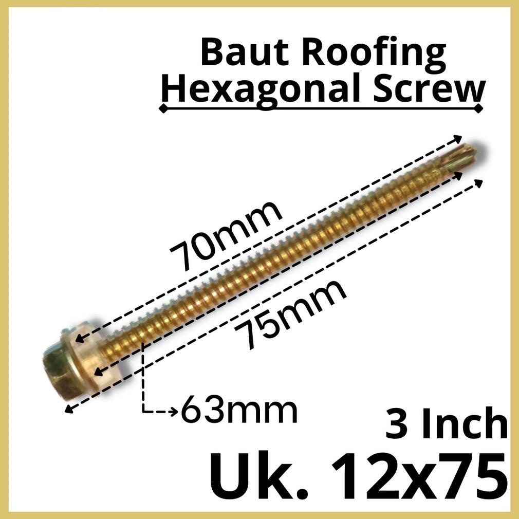 Jual Kekinian - SEKRUP ROOFING KUNING 200Pcs / SEKRUP BAJA RINGAN ...