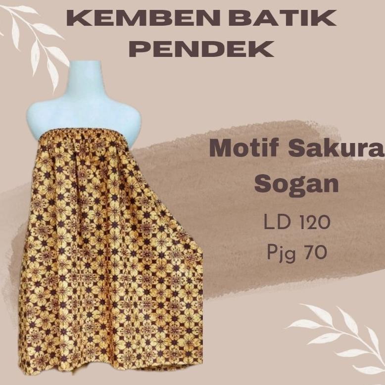 Jual New - Kemben Batik Salon Spa facial creambath lulur size pendek ...