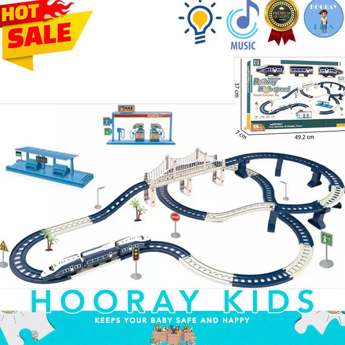 Jual Mainan Rel Kereta Api Track Elektrik Mrt Indonesia Besar Set