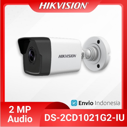 Jual HIKVISION IPCam 2MP DS-2CD1021G2 IU Build in Microphone AudioAcusense | Shopee Indonesia