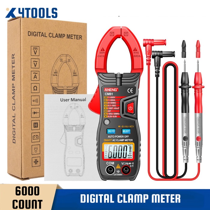 Jual Harga!! Multimeter Tang Ampere Multi Tester Clamp Meter | Shopee ...