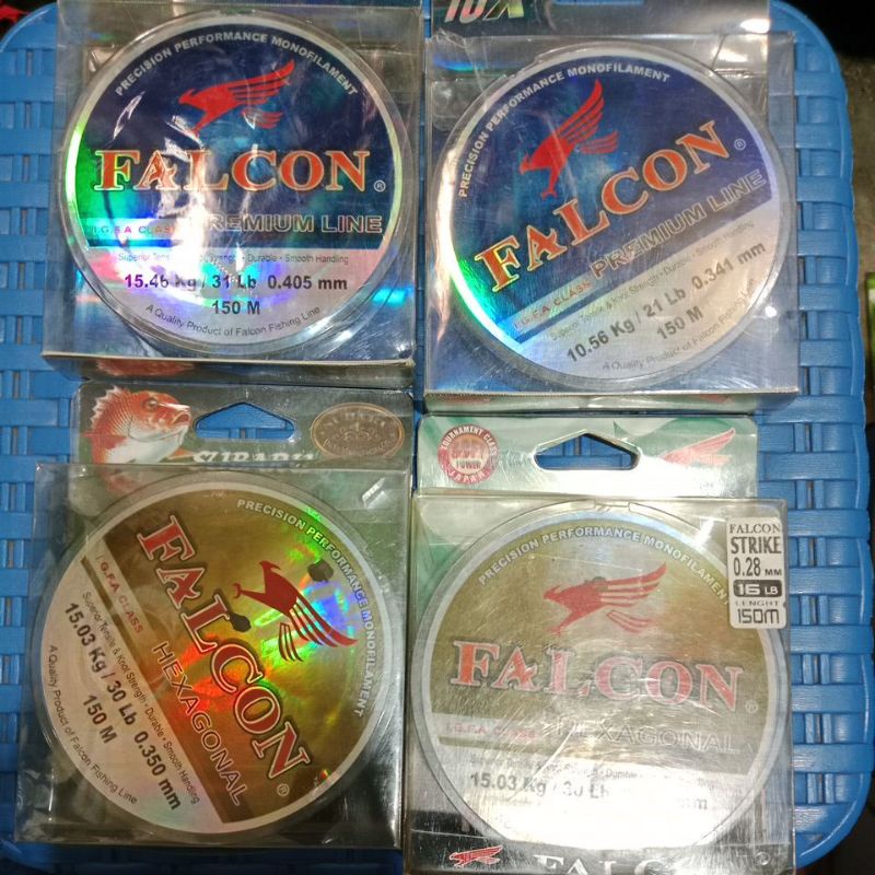 Jual Senar/Nylon Falcon hexagonal | Premium line | Strike3 Tournamen ...