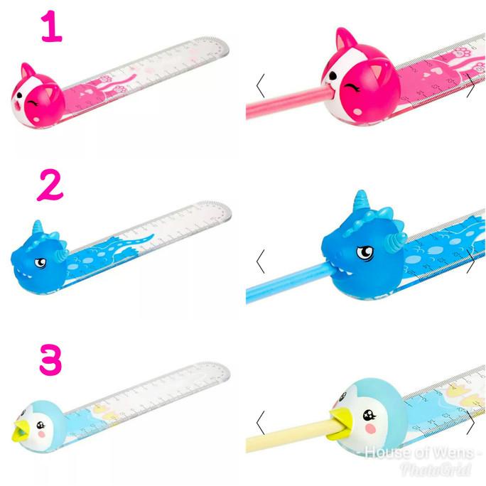 Jual Trend Smiggle Friends Ruler Sharpener - Penggaris Dan Rautan ...