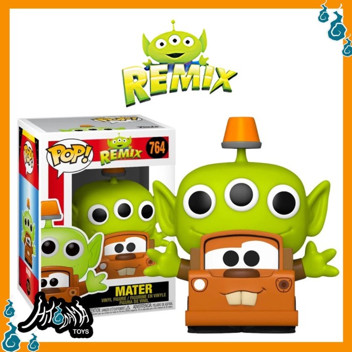 Jual Baru Alien Remix - Cars - Tow Mater #764 Funko Pop! Disney Pixar ...