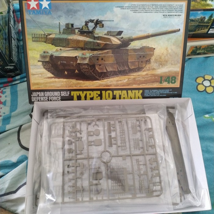Jual COD Japan Ground Defense Force Type 10 Tank 1/48 Model Kit Tamiya ...