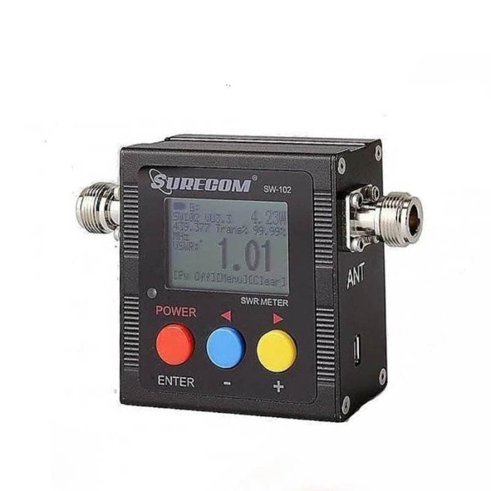 Jual Promo Surecom Sw-102 Digital Vhf Uhf Swr 125-525Mhz Power Meter ...