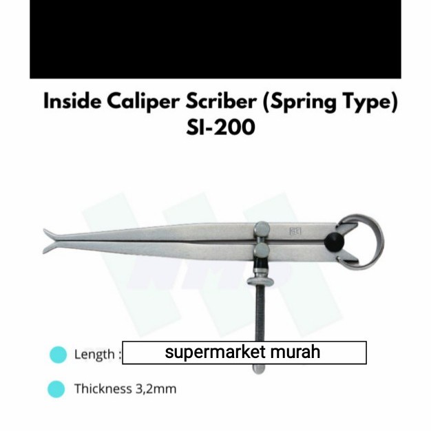 Jual [Baru] Inside Caliper Scriber Spring Type Si-200 Limited | Shopee ...