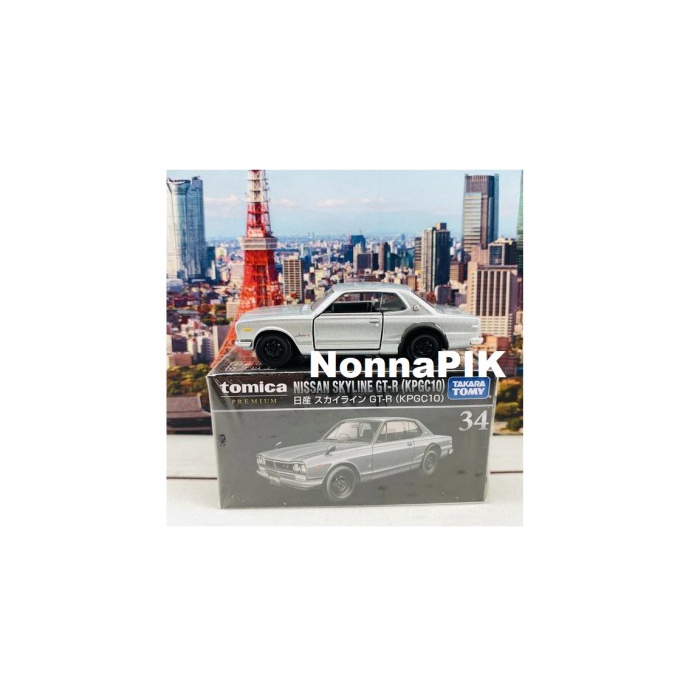 Jual TOMICA #34 TOMICA PREMIUM NISSAN SKYLINE GT-R (KPGC10) SILVER | Shopee Indonesia