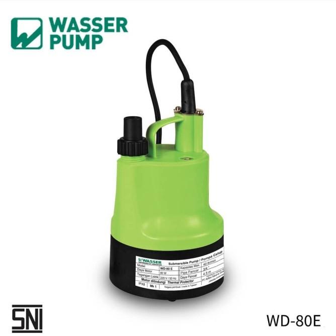 Jual Pompa Celup/Kolam/Ikan/Rendam Wasser Wd-80E(80Watt & 4.5Meter ...