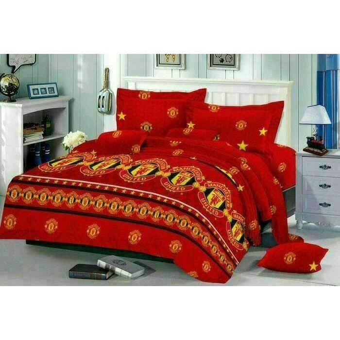 Jual Termurah Seprai/Seprei/Sprei/Sprai Katun Jepang Bola Mu Uk..80X200 ...