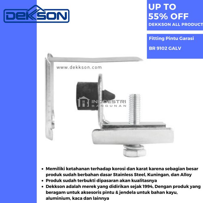 Jual Tutup Bracket & Stoper Garasi Dekkson BR 9102 GALV (Pintu Garasi ...