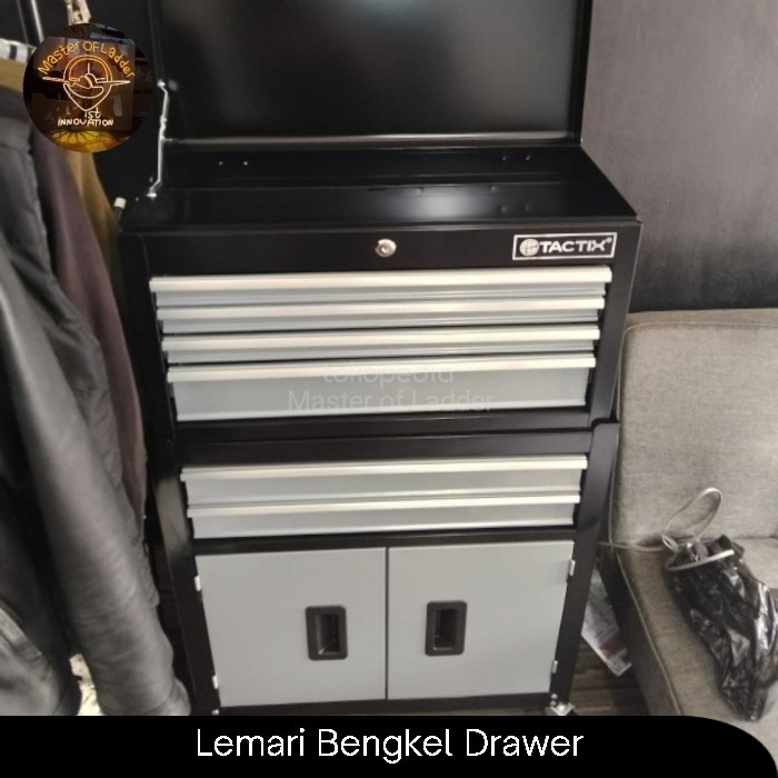 Jual Mitsell Tactix Lemari Bengkel Perkakas Tool Box Cabinet Trolley 6 Drawer | Shopee Indonesia