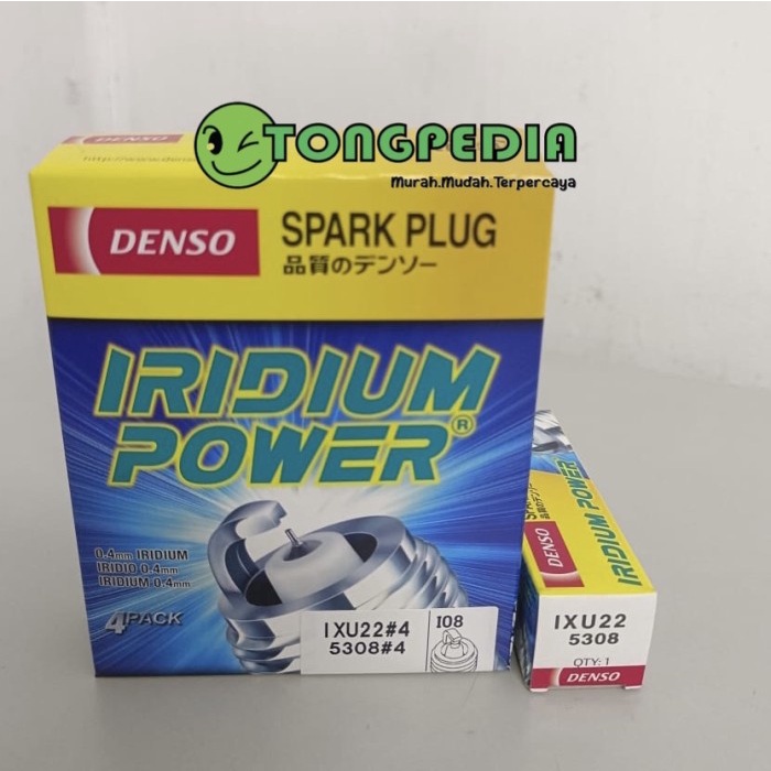 Jual Busi Iridium Toyota Avanza Vvti / New Avanza / Rush Denso Ixu-22 ...