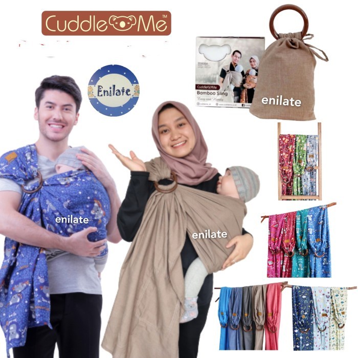 Jual Promo Ringsling Bamboo Sling Cuddle Me Gendongan Bayi | Shopee ...