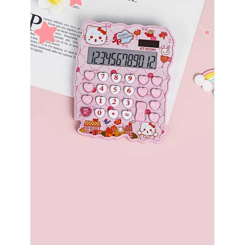 Jual Original CTZ Kalkulator Mini Cartoon Hello Kitty Solar Battery ...
