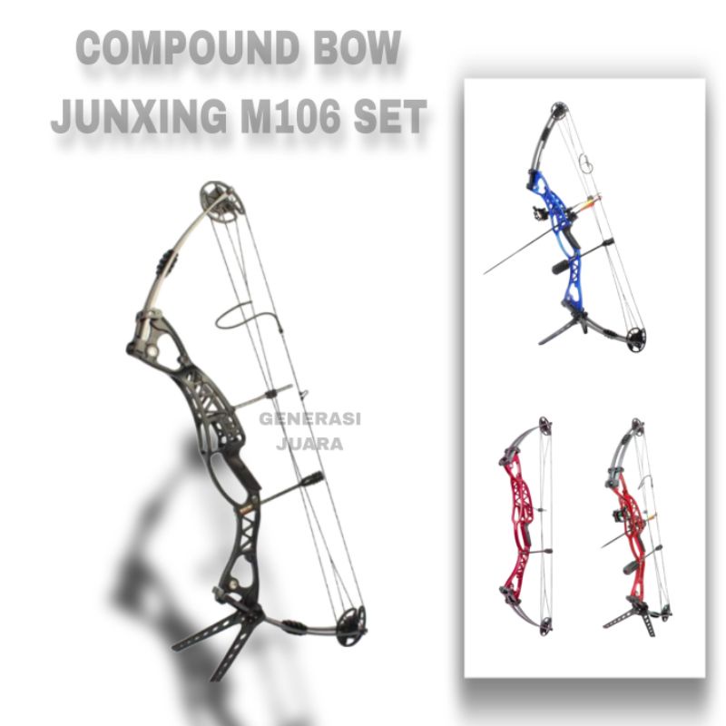 Jual Compound Bow Junxing M106 Set - Busur Compound Bow | Shopee Indonesia