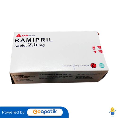 Jual RAMIPRIL OGB DEXA MEDICA 2.5 MG BOX 100 KAPLET | Shopee Indonesia