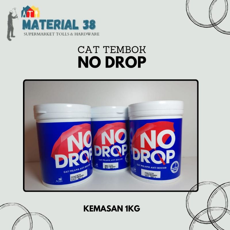 Jual cat tembok pelapis anti bocor no drop 1kg | Shopee Indonesia