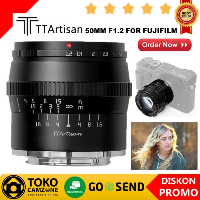 Jual Ttartisan 50mm F1 2 Aps C Lens For Fujifilm X Shopee Indonesia