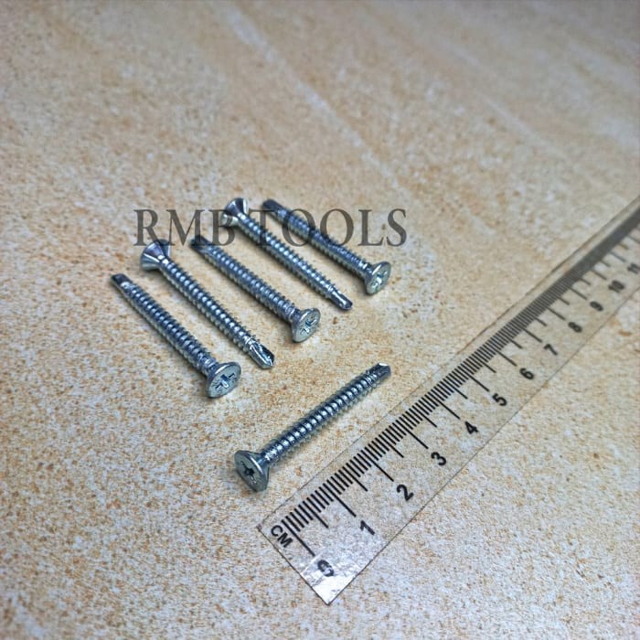 Jual Promo 50Pcs#8X38 Sekrup Grc Sds Kalsiboard List Plang / Sekrup ...